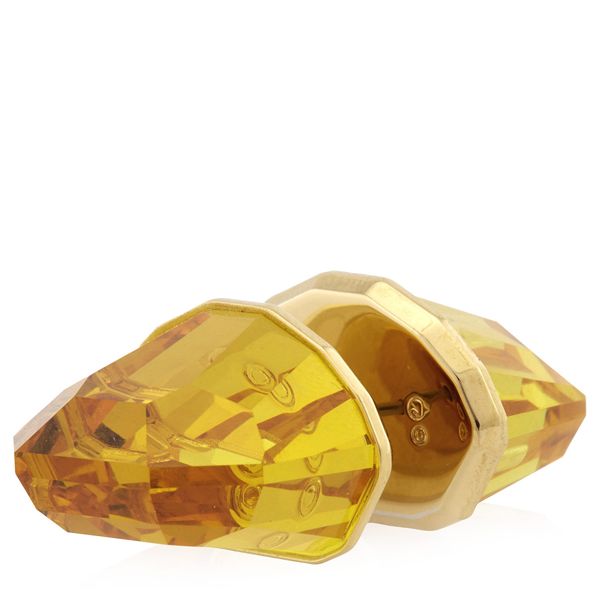 Swarovski Yellow Lucent Gold-Tone Plated Stud Earring 5600253 ...
