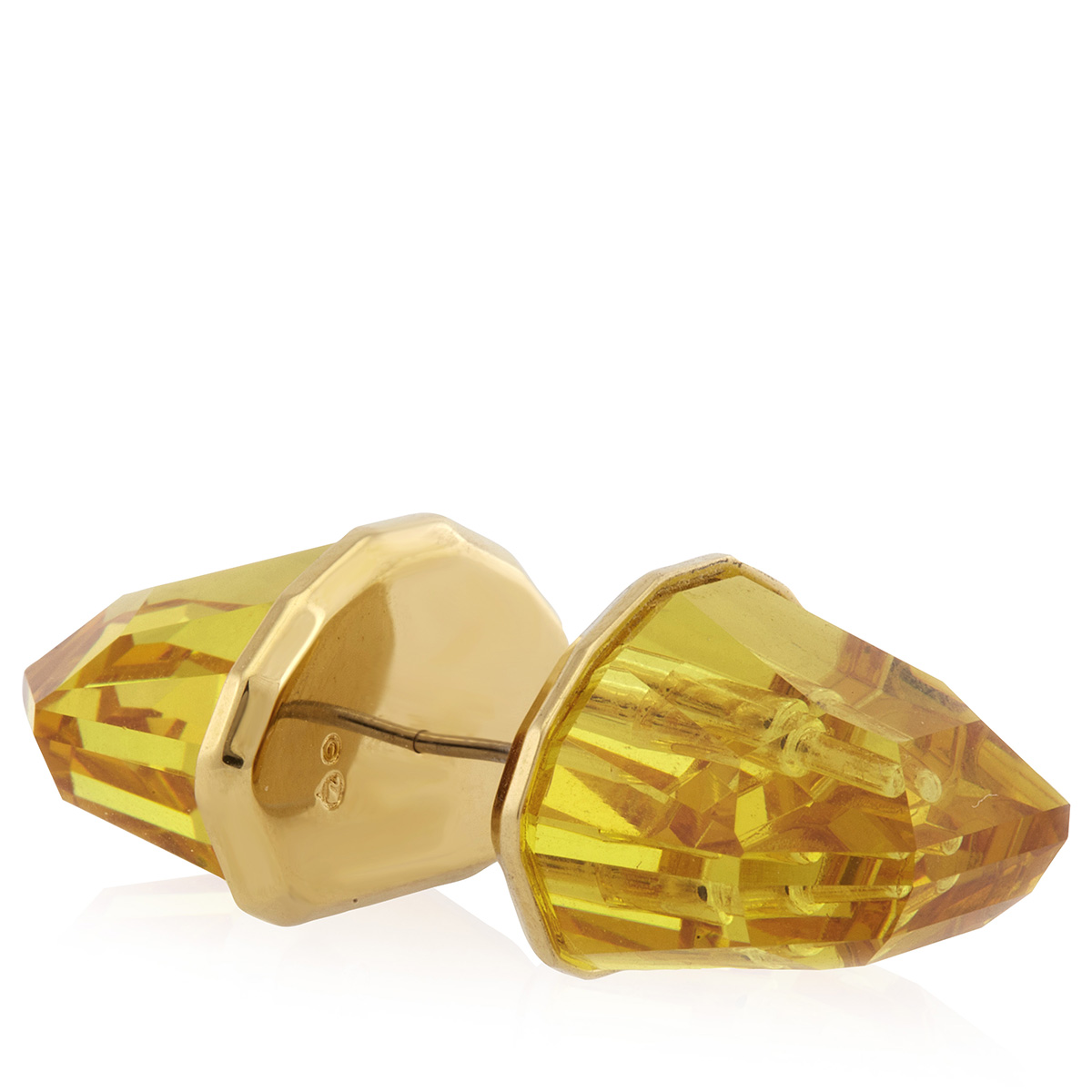 Swarovski Yellow Lucent Gold-Tone Plated Stud Earring 5600253 ...