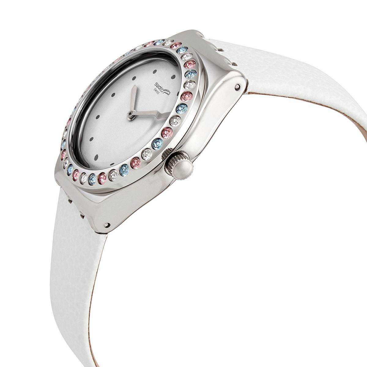 Swatch After Dinner White Dial Ladies Watch YLS201 7610522777187 ...