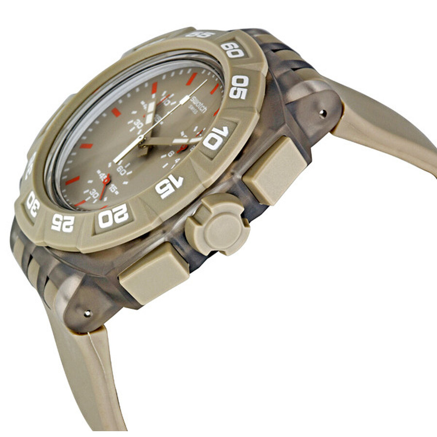 Swatch Beige Hero Chronograph Men's Watch SUIT400 7610522555471 ...