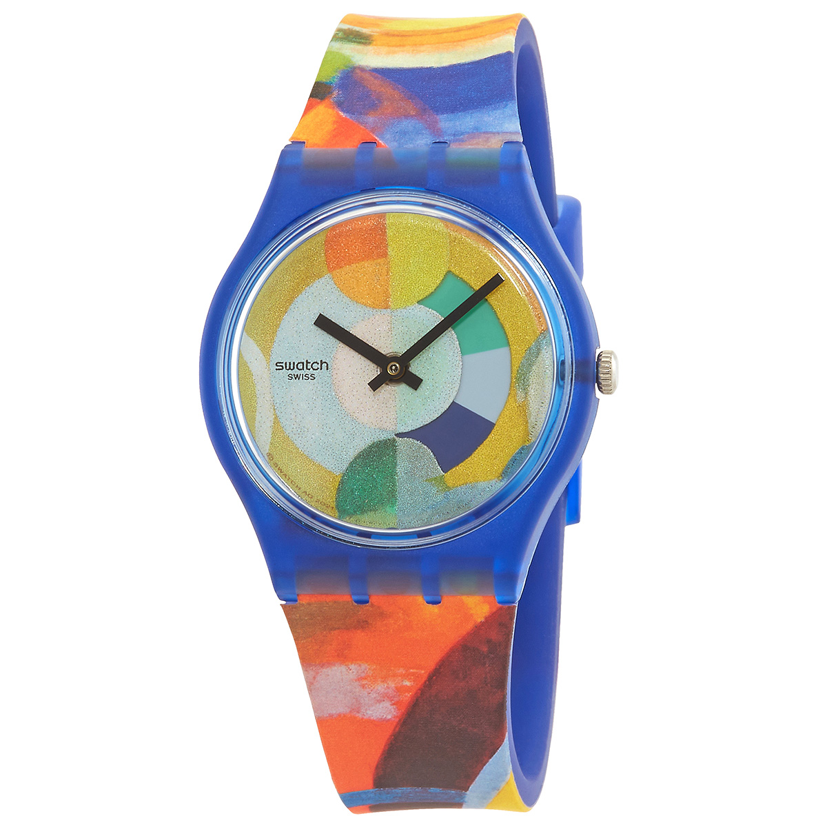 Swatch Carousel by Robert Delaunay Quartz Ladies Watch GZ712 ...