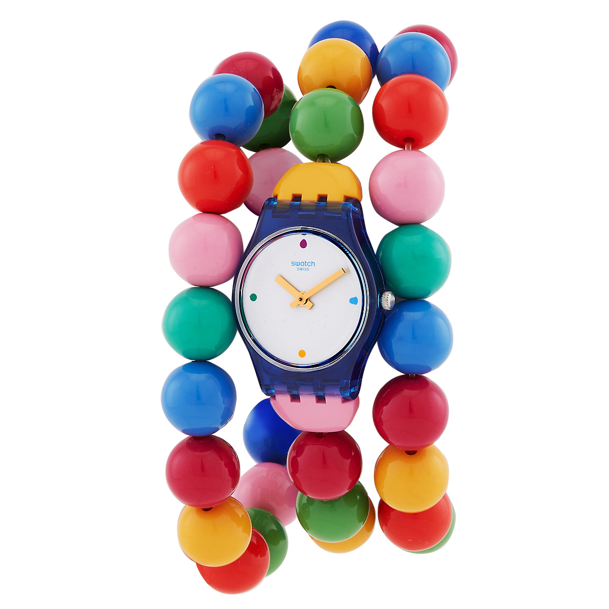 Swatch City Pearls Quartz White Dial Ladies Watch LN154A 7610522019874 ...