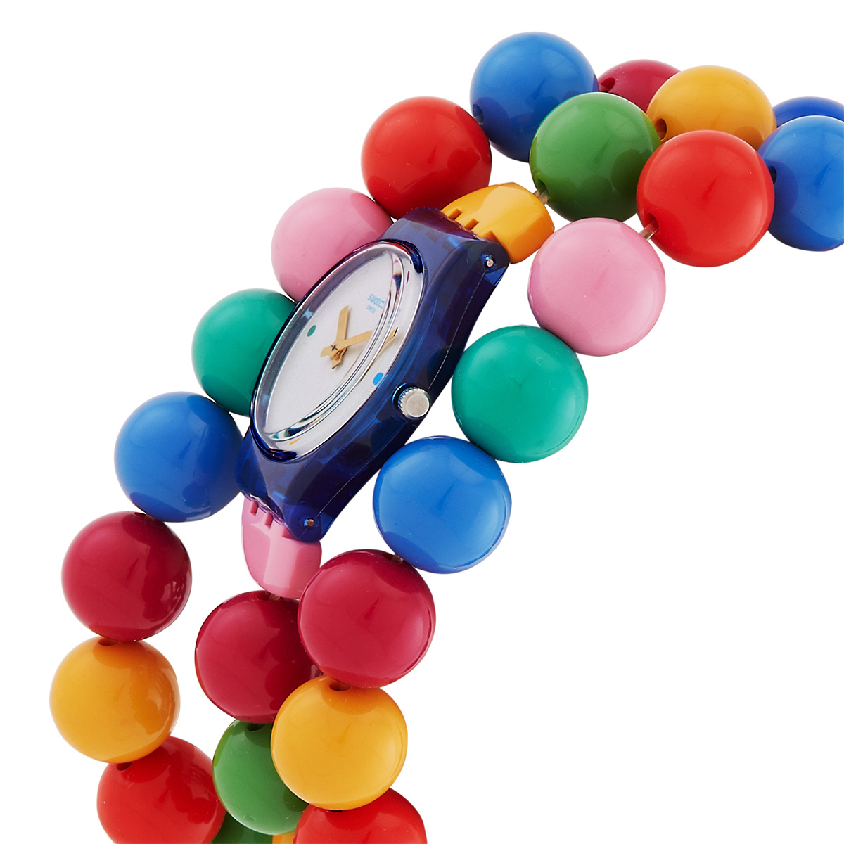 Swatch City Pearls Quartz White Dial Ladies Watch LN154A 7610522019874 ...