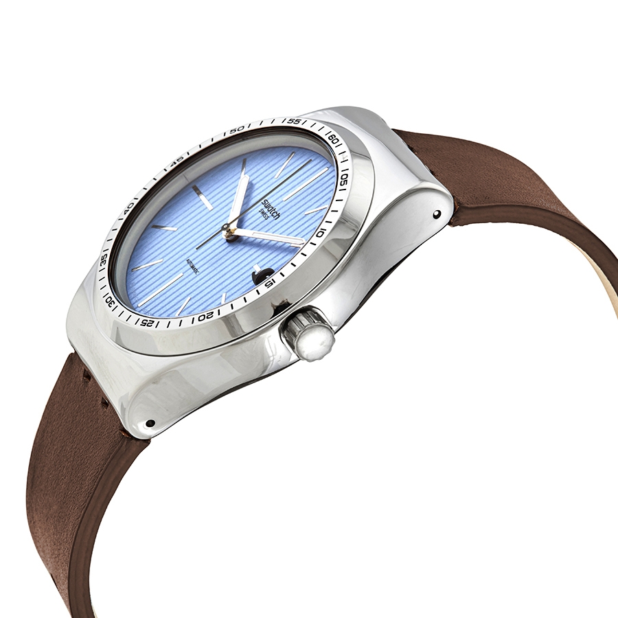 Swatch Classic Lines Automatic Blue Dial Men's Watch YIZ405 - Watches ...