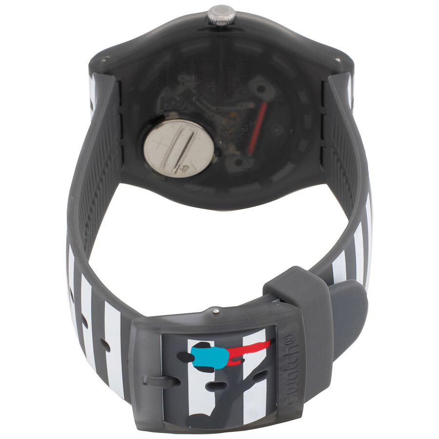 Swatch Cross The Path Quartz Grey Dial Men's Watch SUOM108 ...