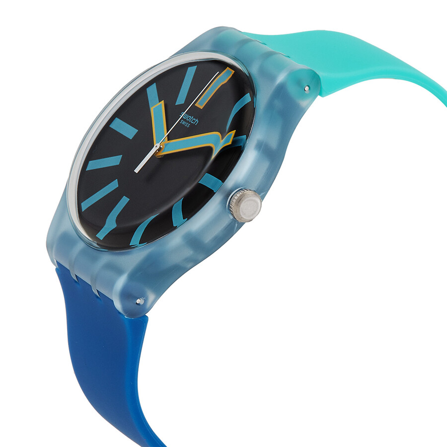 Swatch Flashwheel Quartz Black Dial Unisex Watch SUOS105 7610522692763 ...