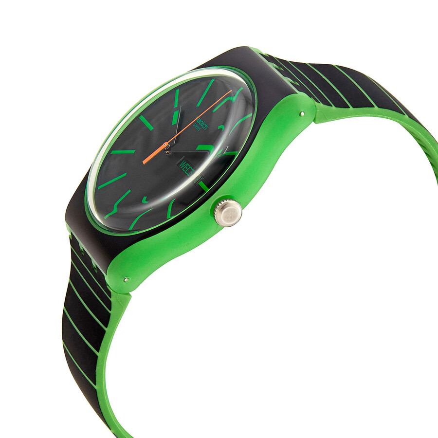 Swatch Glow This Way Quartz Black Dial Men's Watch SO29G702 - Watches ...