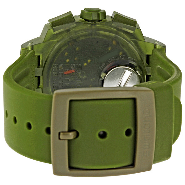 Swatch Green Hero Chronograph Men's Watch SUIG401 054362555425 ...