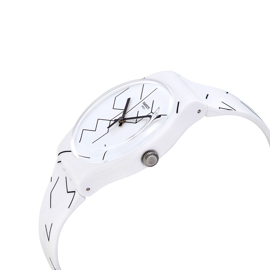 Swatch Meiro Quartz White Dial Men's Watch SUOW164 7610522799943 ...