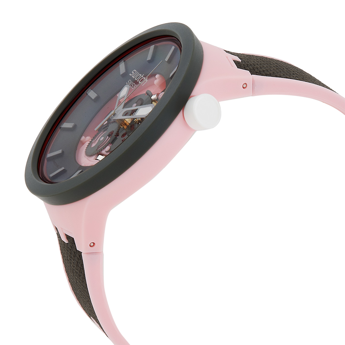 Swatch Misty Cliffs Quartz Grey Dial Ladies Watch SB05P100 ...