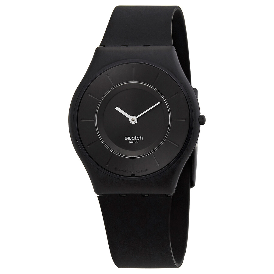 Swatch Monthly Drops Liquirizia Quartz Ladies Black Sunray Dial Watch ...