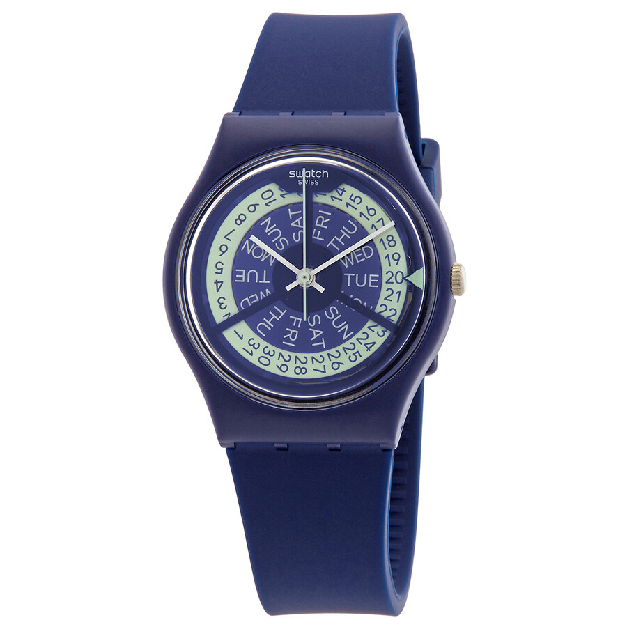 Swatch Monthly Drops Quartz Blue Dial Unisex Watch GN727 7610522835115 ...