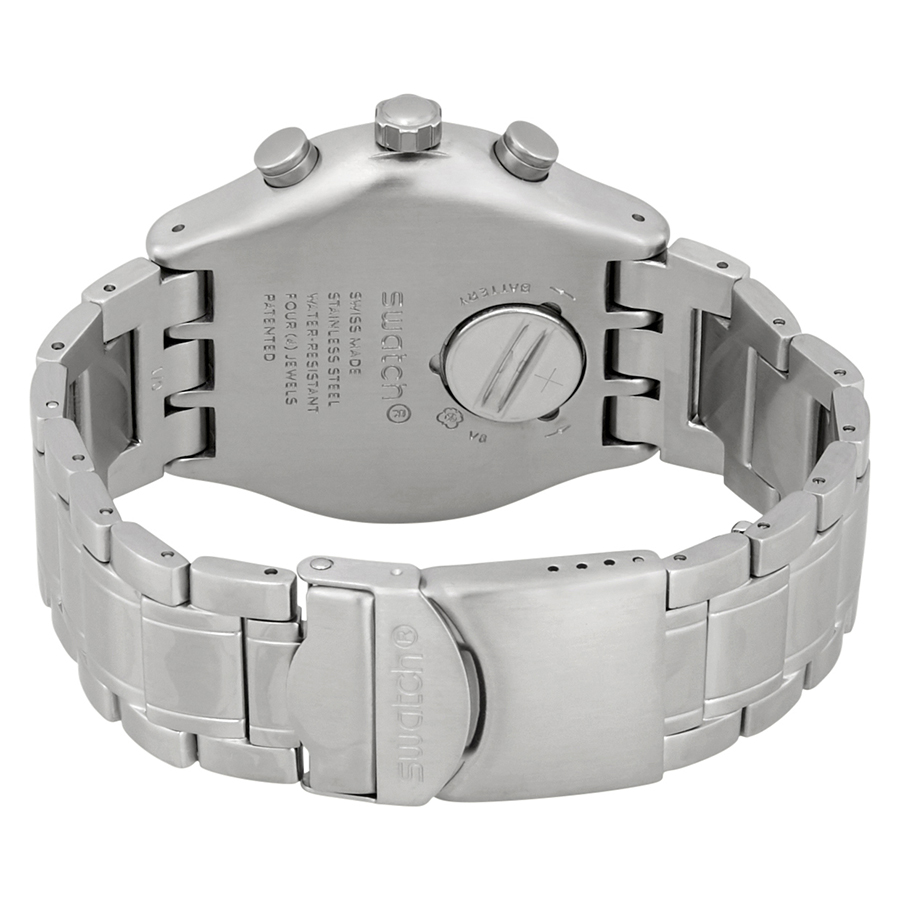Swatch Night Flight Chronograph Black Dial Men's Watch YVS444G ...