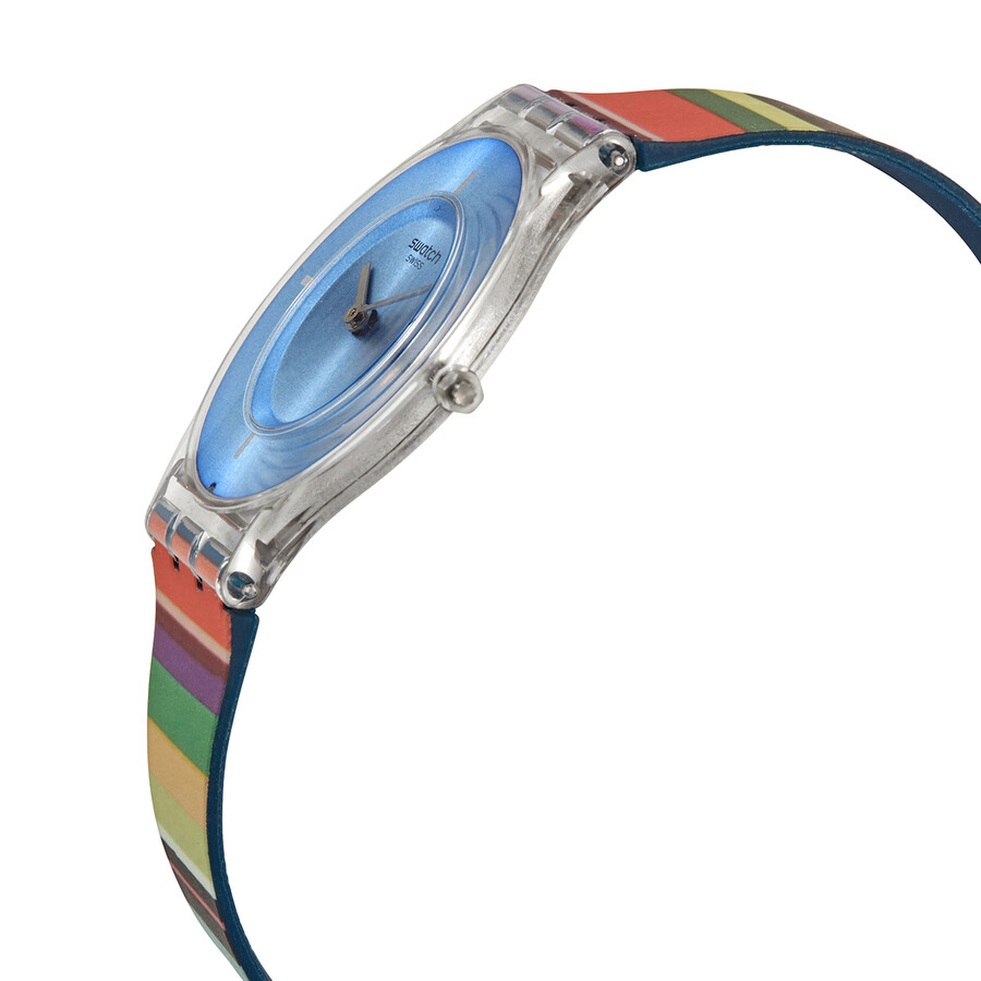 Swatch Pretty Ladder Blue Dial Ladies Watch SFE107 7610522746114 ...