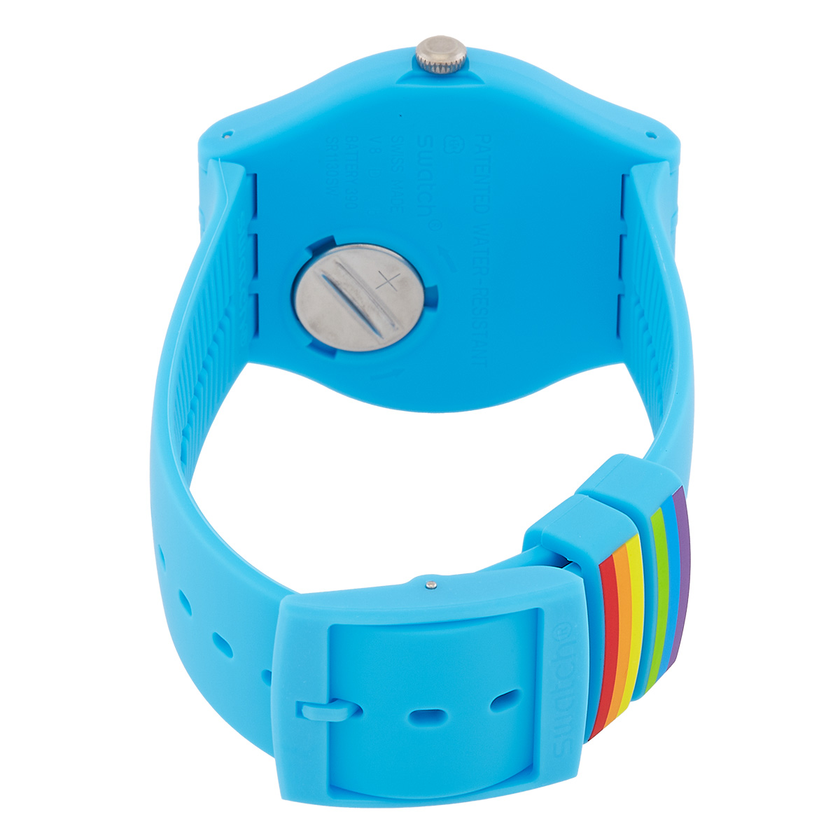 Swatch Pride Quartz Blue Dial Unisex Watch SO29S702 7610522868403 ...