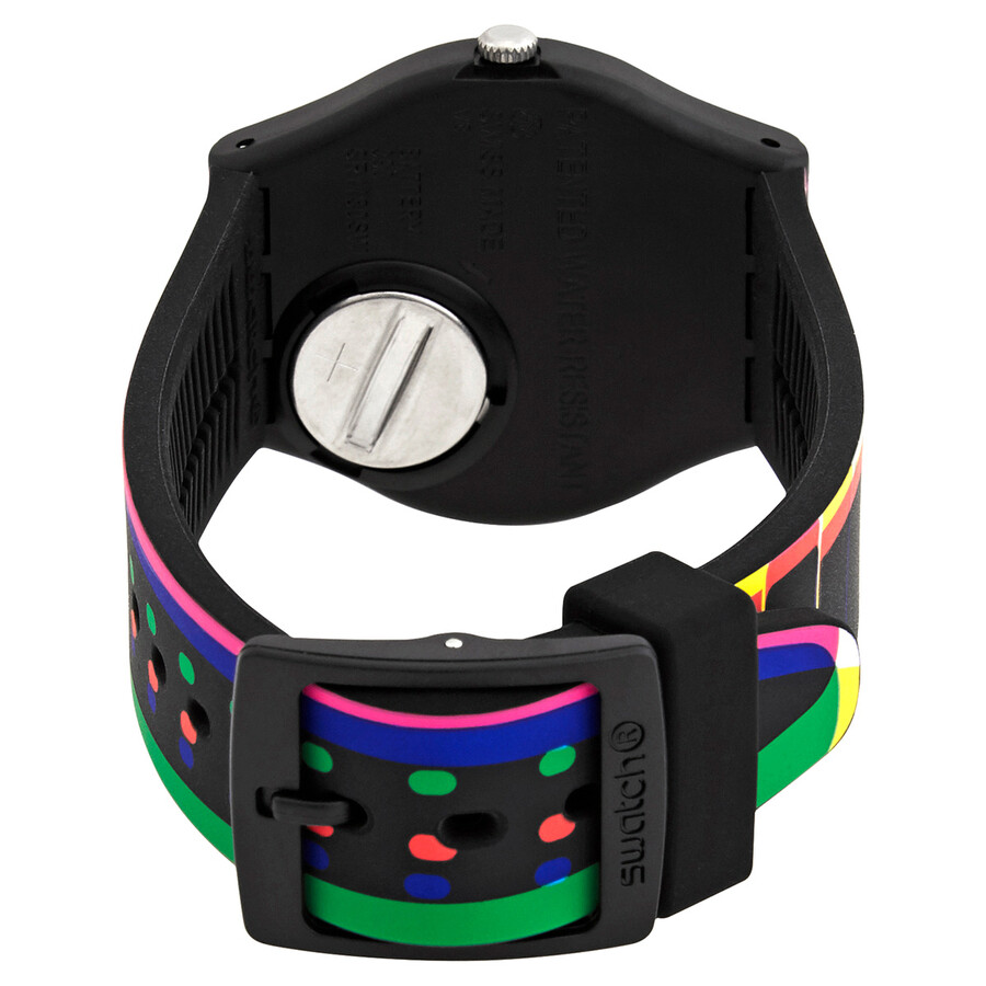 Swatch Red Shore Quartz Black Dial Ladies Watch GB333 7610522841017 ...