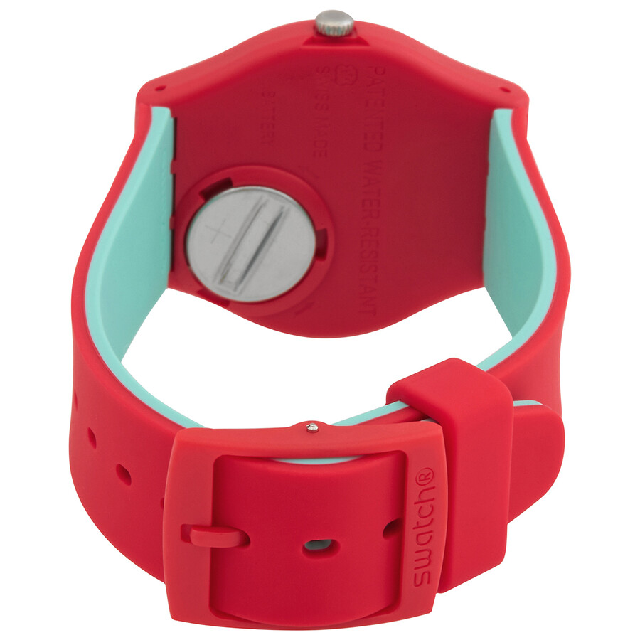 Swatch Rossofino Quartz Red Dial Unisex Watch GR170 7610522693364 ...