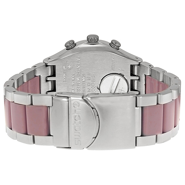Swatch Secret Thought Beige-Mauve Chronograph Stainless Steel Ladies ...