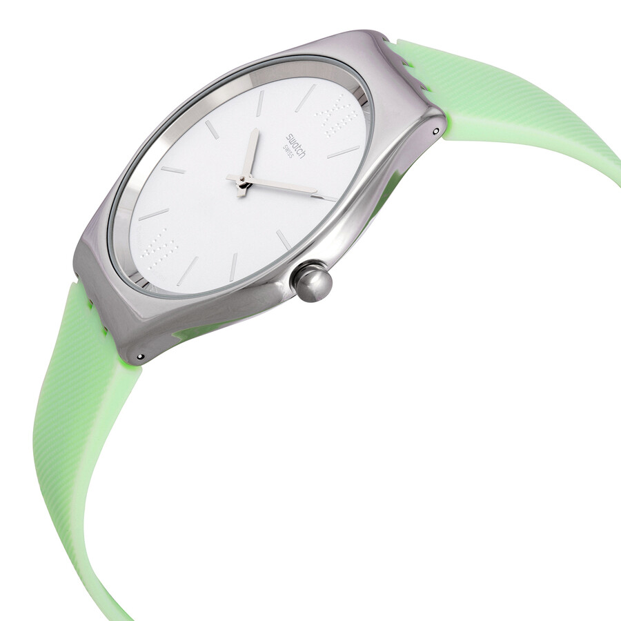 Swatch Skin Aloe Quartz White Dial Ladies Watch SYXS125 - Watches, Skin ...