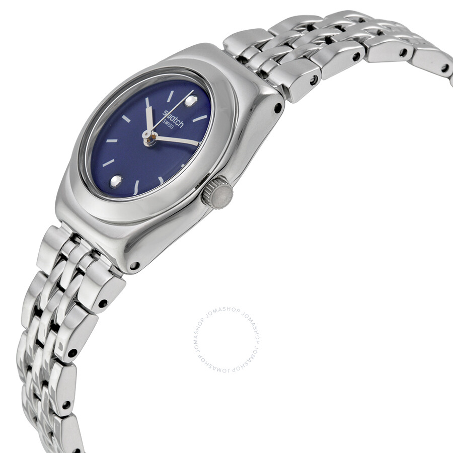 Swatch Sloane Blue Dial Stainless Steel Ladies Watch YSS288G YSS288G ...