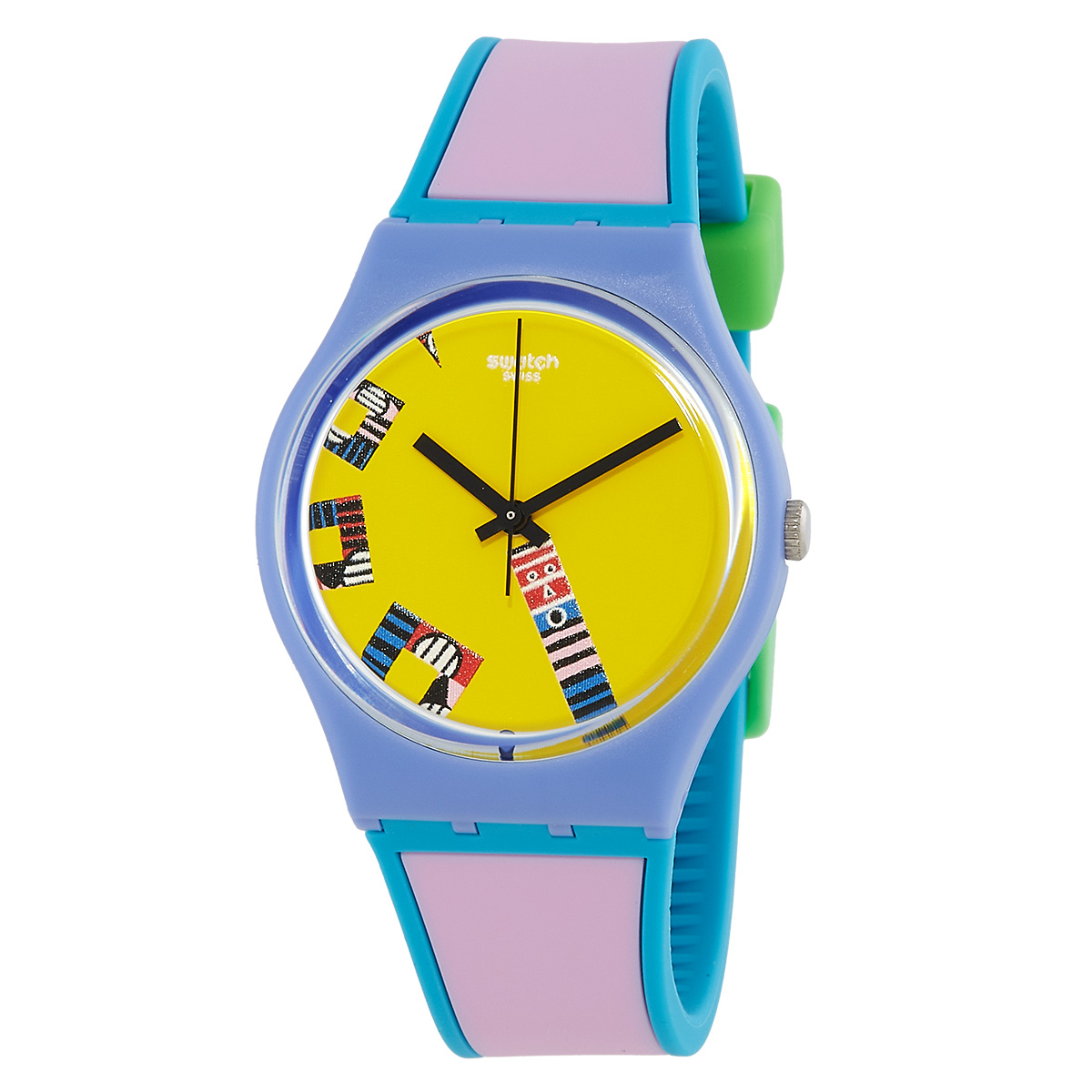 Swatch Tatham & O'Sullivan Serious Action Yellow Dial Quartz Unisex ...