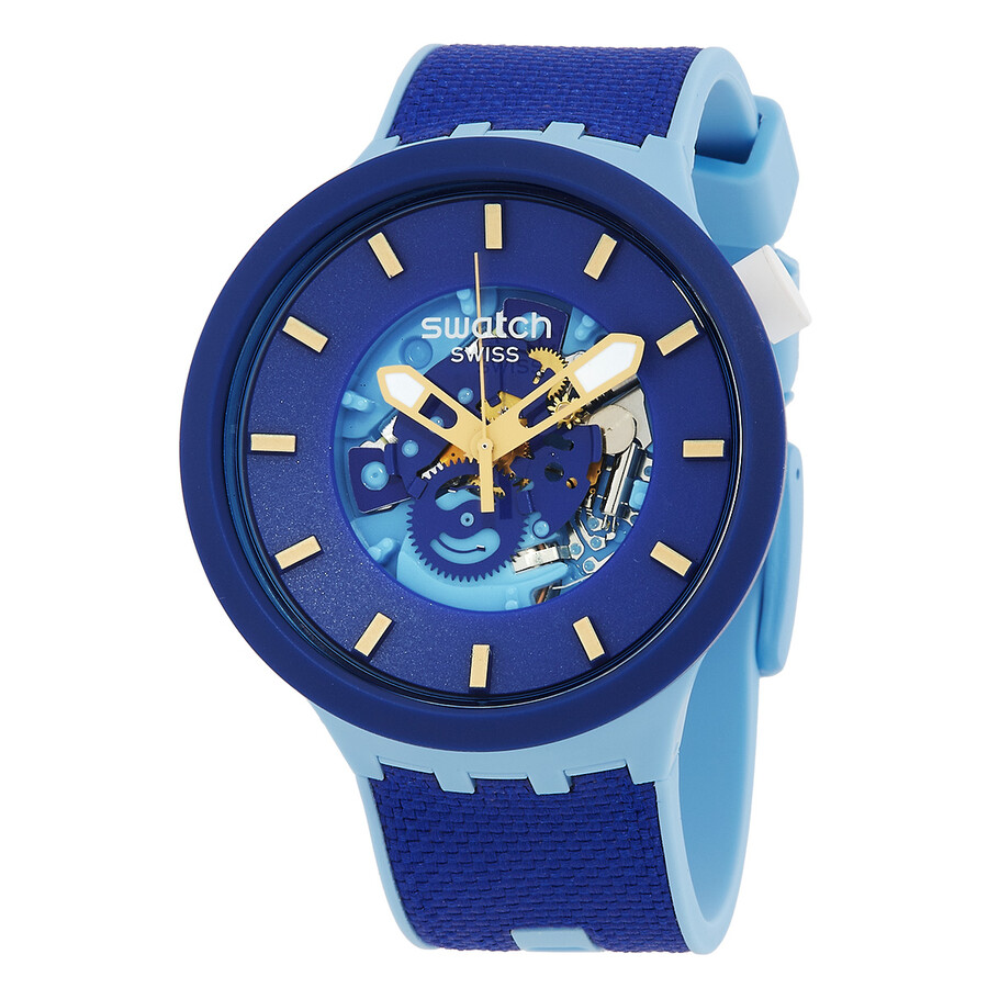 Swatch The January Collection Quartz Blue Dial Men's Watch SB05N105 ...