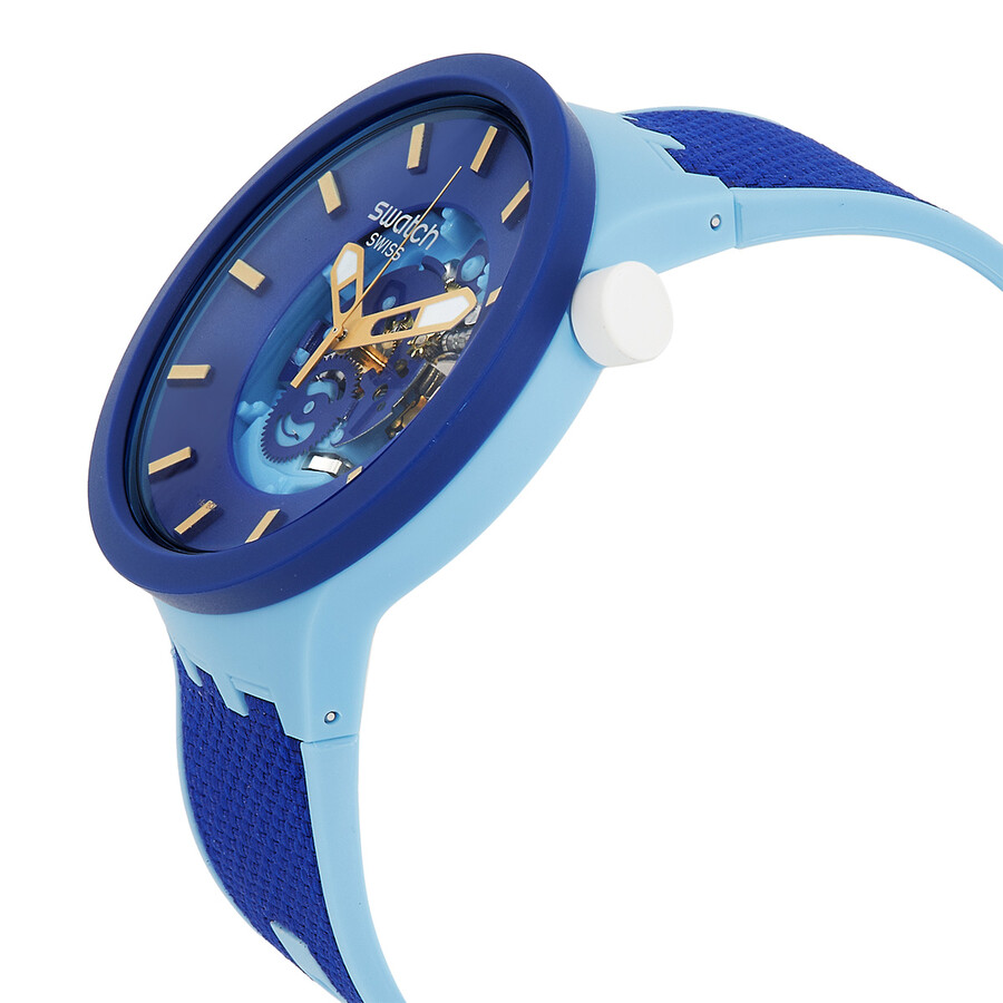 Swatch The January Collection Quartz Blue Dial Men's Watch SB05N105 ...