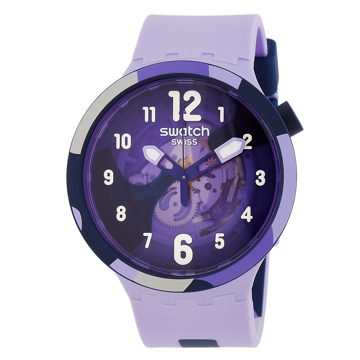 Swatch The July Collection Quartz Purple Dial Unisex Watch SB05V101 ...