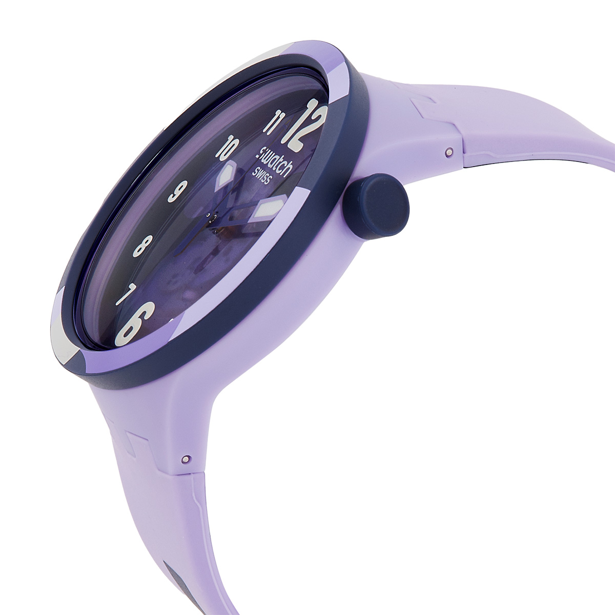 Swatch The July Collection Quartz Purple Dial Unisex Watch SB05V101 ...