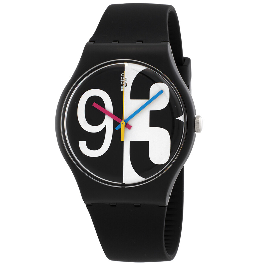 Swatch Zoomzang Quartz Black Dial Unisex Watch SUOB141 7610522767386 ...