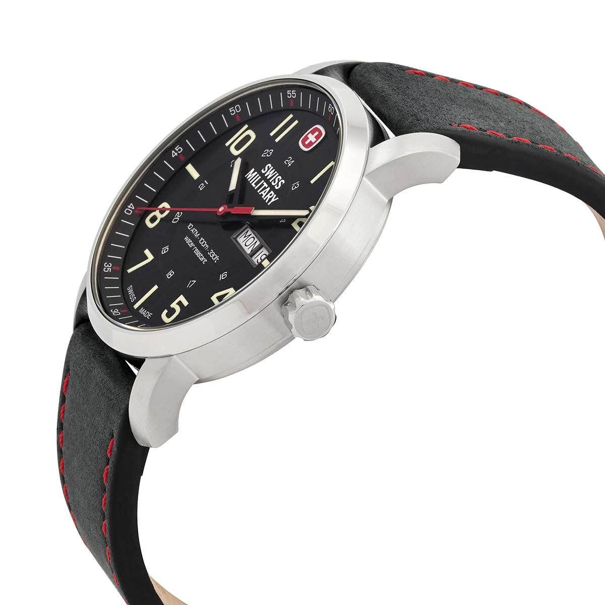 Swiss Military Attitude Quartz Black Dial Men's Watch 01.1541.301 ...