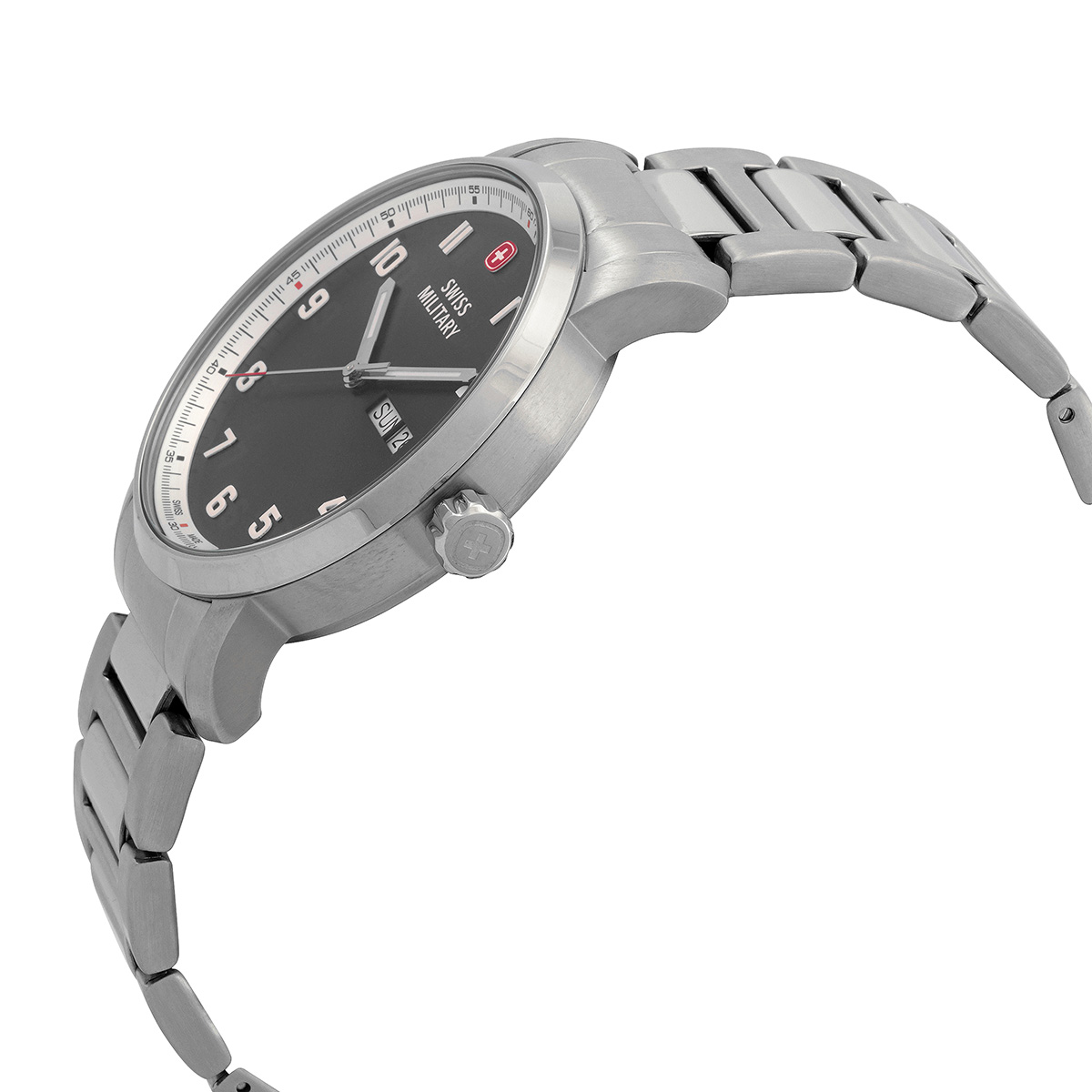 Swiss Military Attitude Quartz Grey Dial Men's Watch 01.1541.319 ...