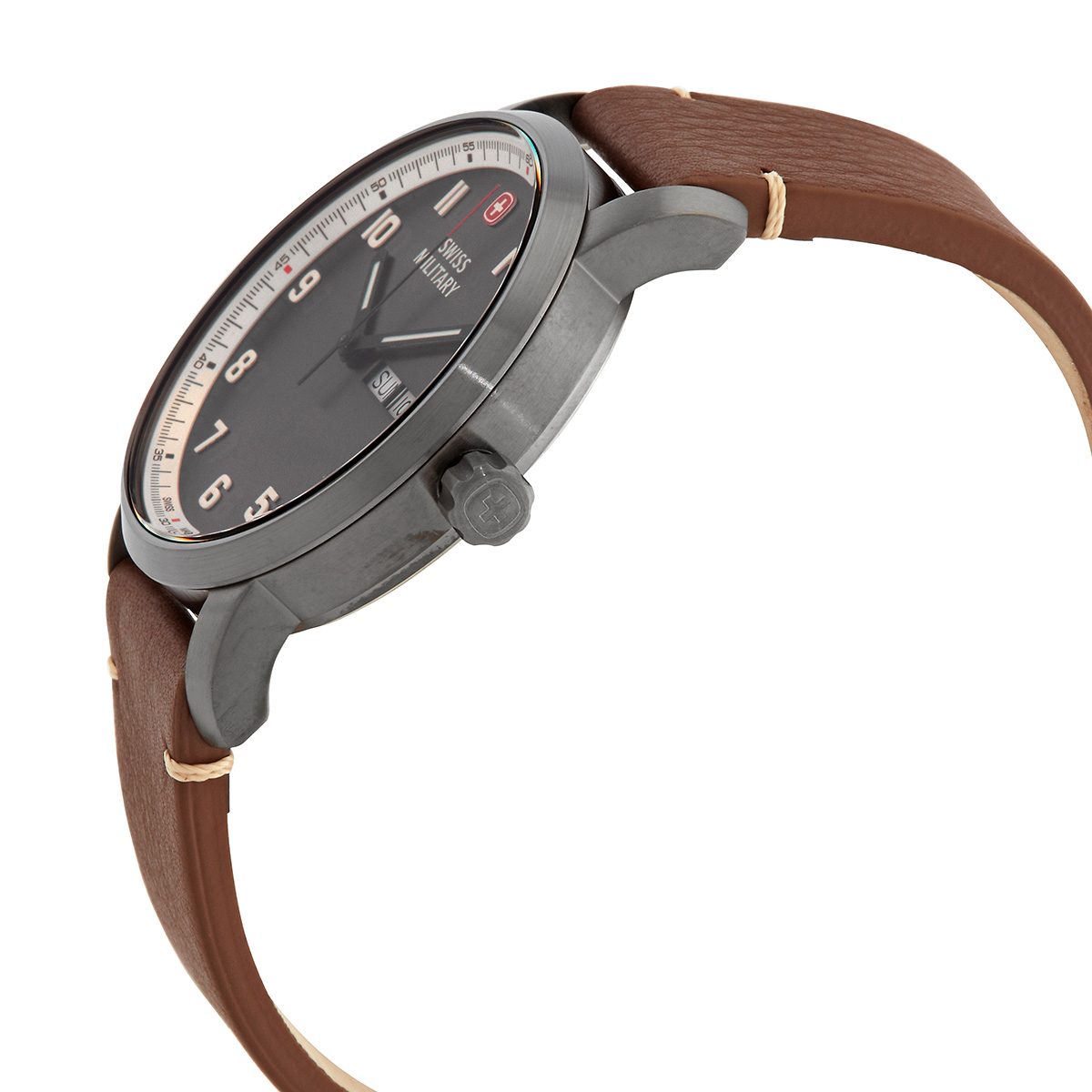 Swiss Military Attitude Quartz Grey Dial Men's Watch 01.1541.322 ...