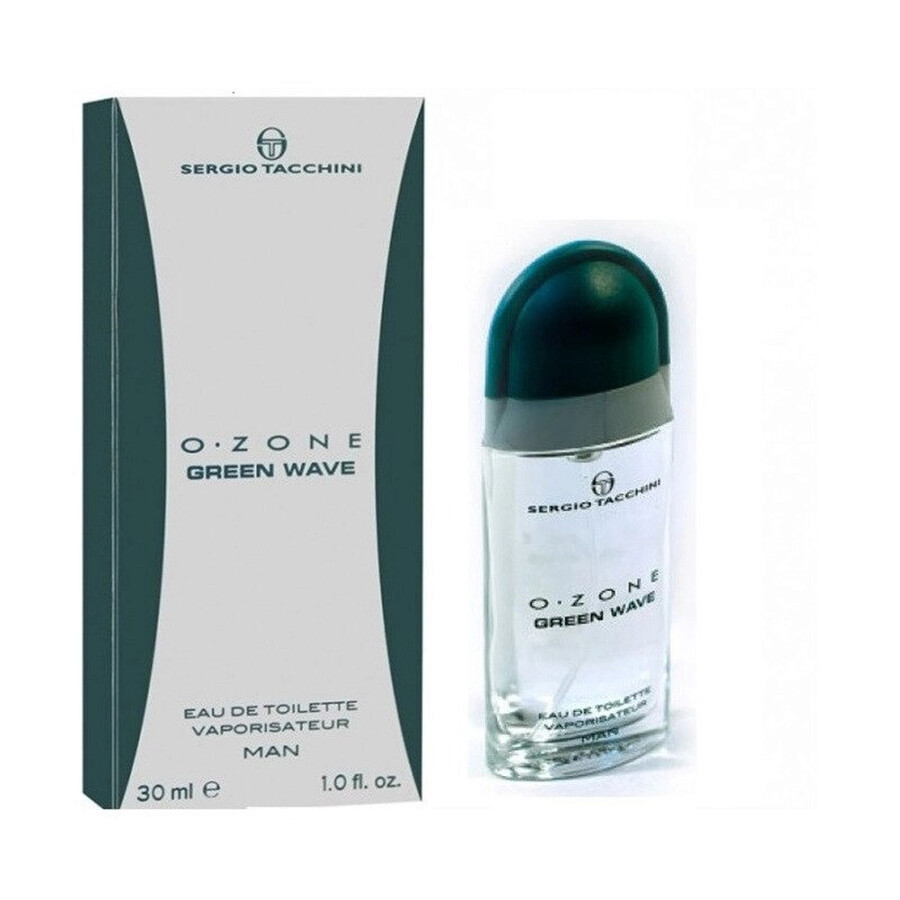 Sergio Tacchini Men's Ozone Green Wave EDT 1.0 oz Fragrances 8002135097261 - Fragrances & Beauty ...