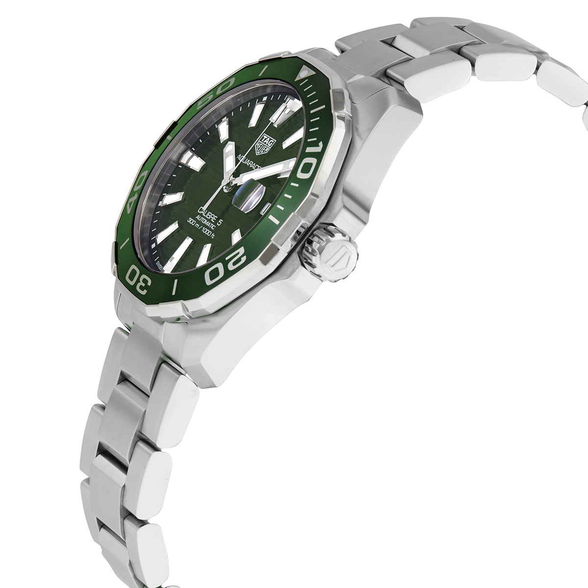 Tag Heuer Aquaracer Automatic Green Dial Watch WAY201S.BA0927 - Watches ...