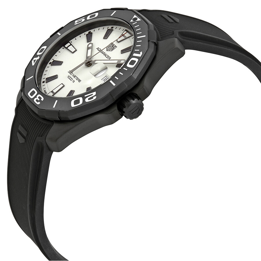 Tag Heuer Aquaracer White Dial Men's Watch WAY108A.FT6141 7612533132641 ...