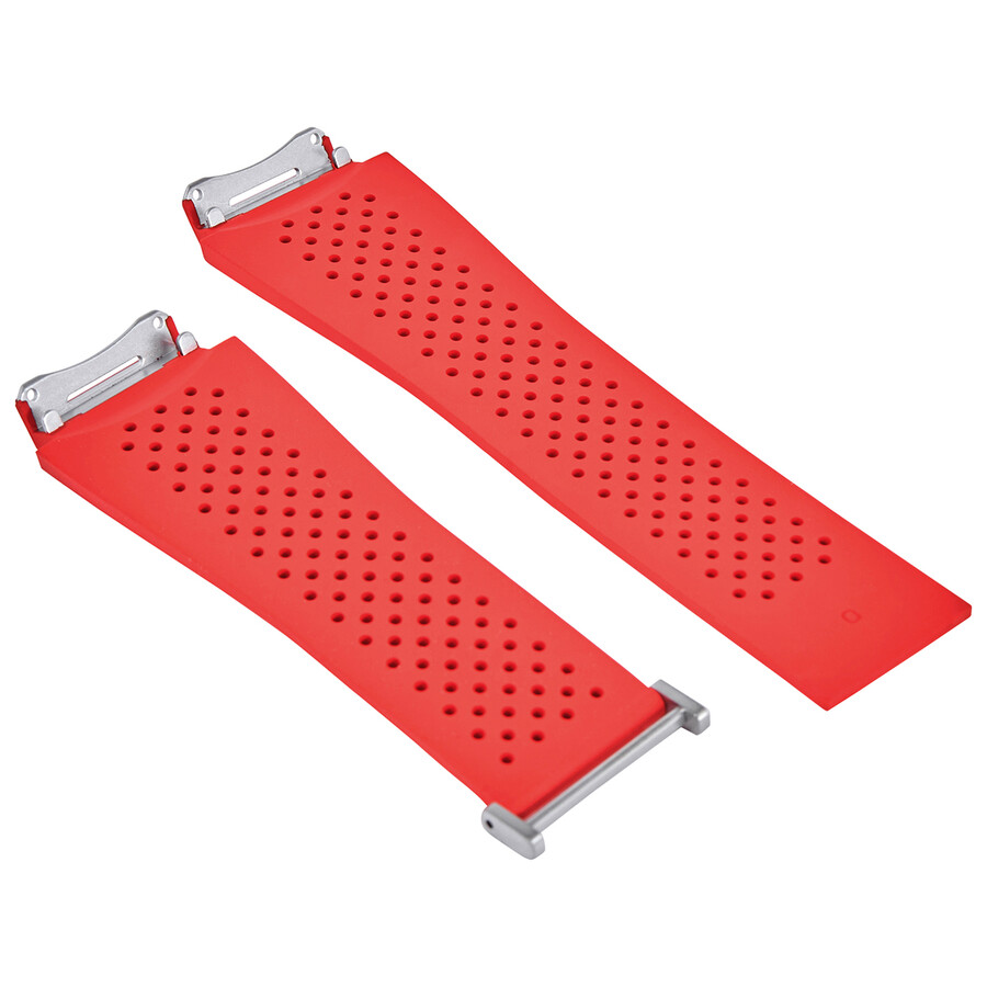 Tag Heuer Connected 45 Red Rubber Watch Band 1FT6080V - Watch ...