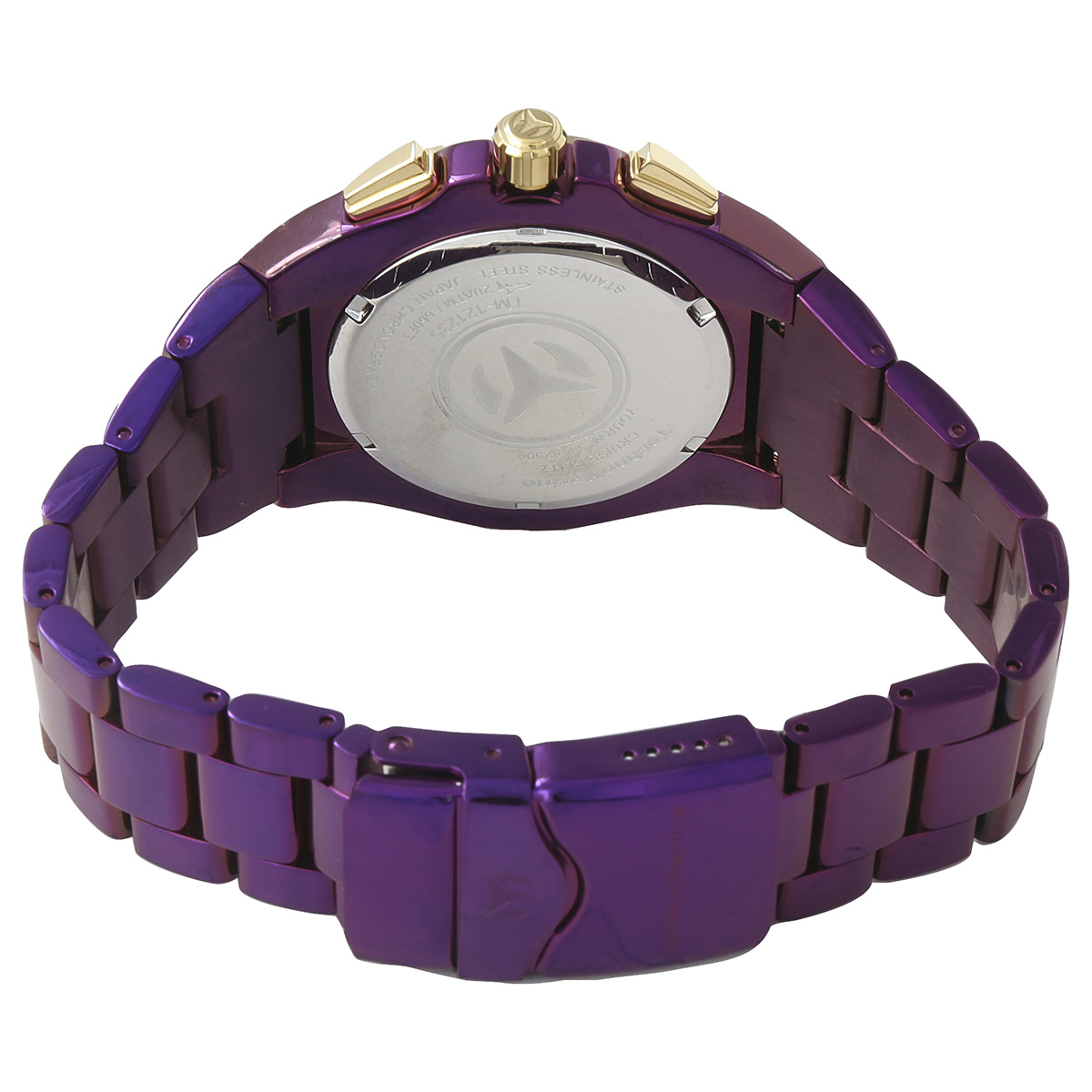 Technomarine Cruise Chronograph Quartz Crystal Purple Dial Men's Watch ...