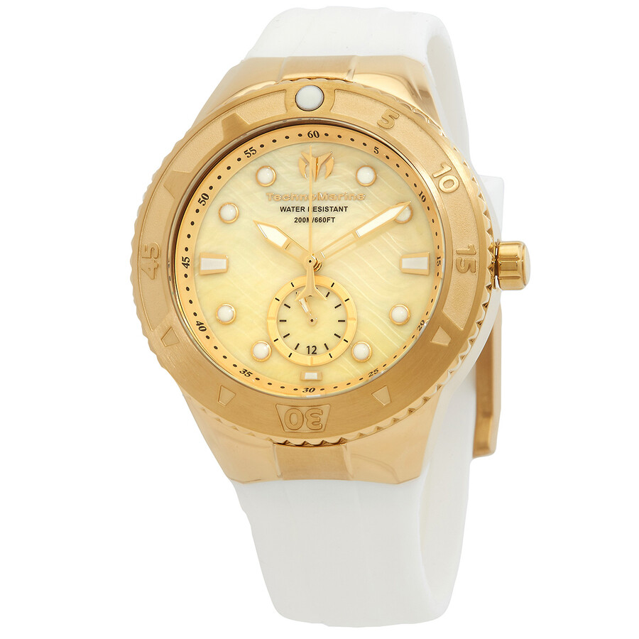Technomarine Cruise Quartz Gold Dial Unisex Watch TM-120004 ...
