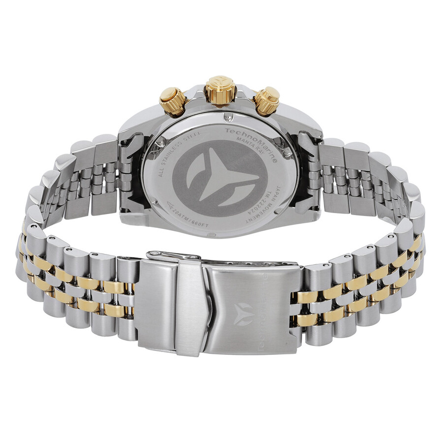 Technomarine Manta Chronograph GMT Quartz Crystal Blue Dial Ladies ...