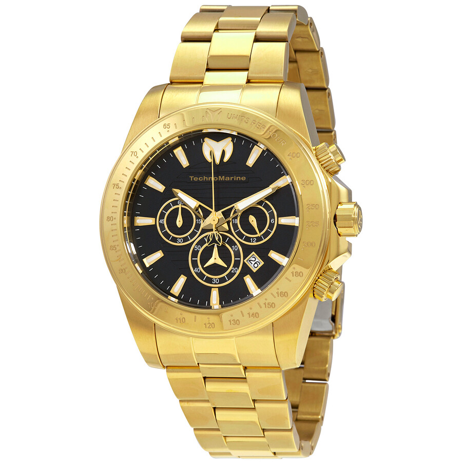 Technomarine Manta Ray Chronograph Black Dial Men's Watch TM-220131 ...