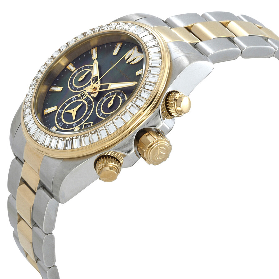 Technomarine Manta Ray Chronograph GMT Quartz Black Dial Men's Watch TM ...