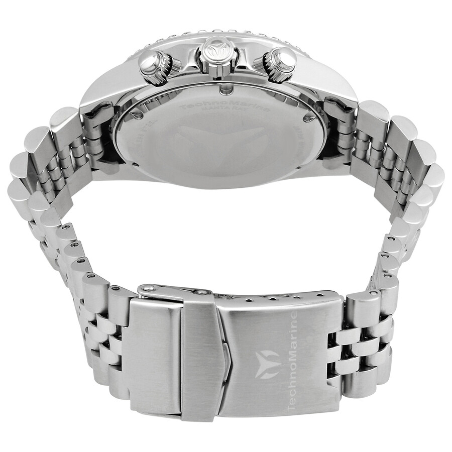 Technomarine Manta Ray Chronograph Quartz Crystal Blue Dial Ladies ...