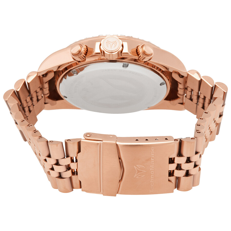 Technomarine Manta Ray Chronograph Quartz Crystal Blue Dial Men's Watch ...