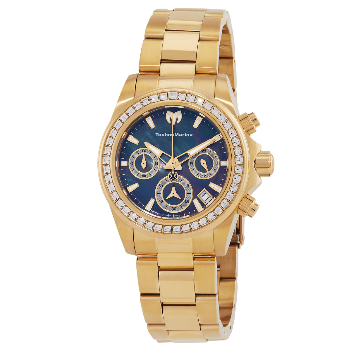 Technomarine Manta Ray Chronograph Quartz Crystal Ladies Watch TM ...