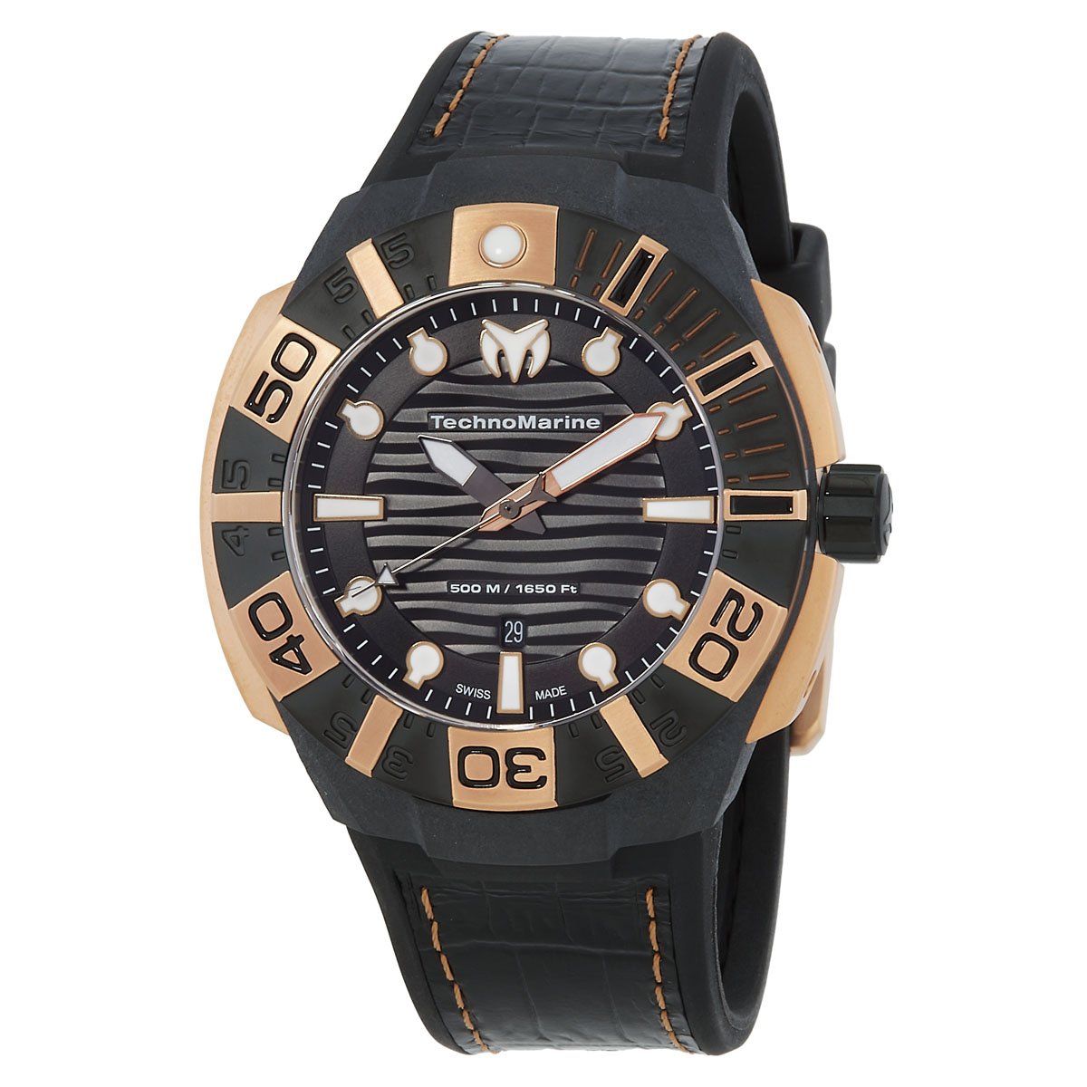 Technomarine Reef Black Dial Men's Watch 514002 7640133235325 - Watches ...