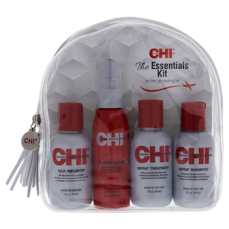 Chi The Essentials Kit by CHI for Unisex - 4 Pc 2oz Infra Shampoo, 2oz ...
