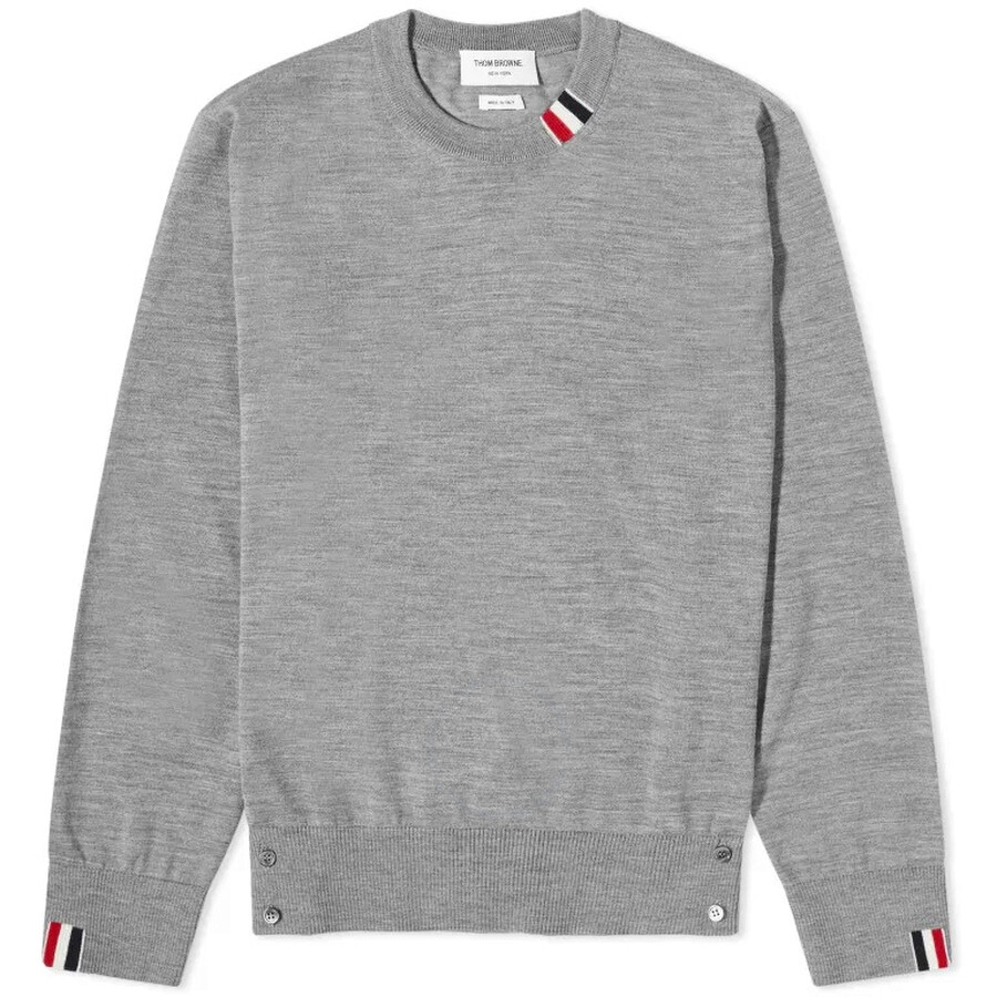 Thom Browne Relaxed-Fit Fine Merino Stripe Sweater, Brand Size 4 (X ...