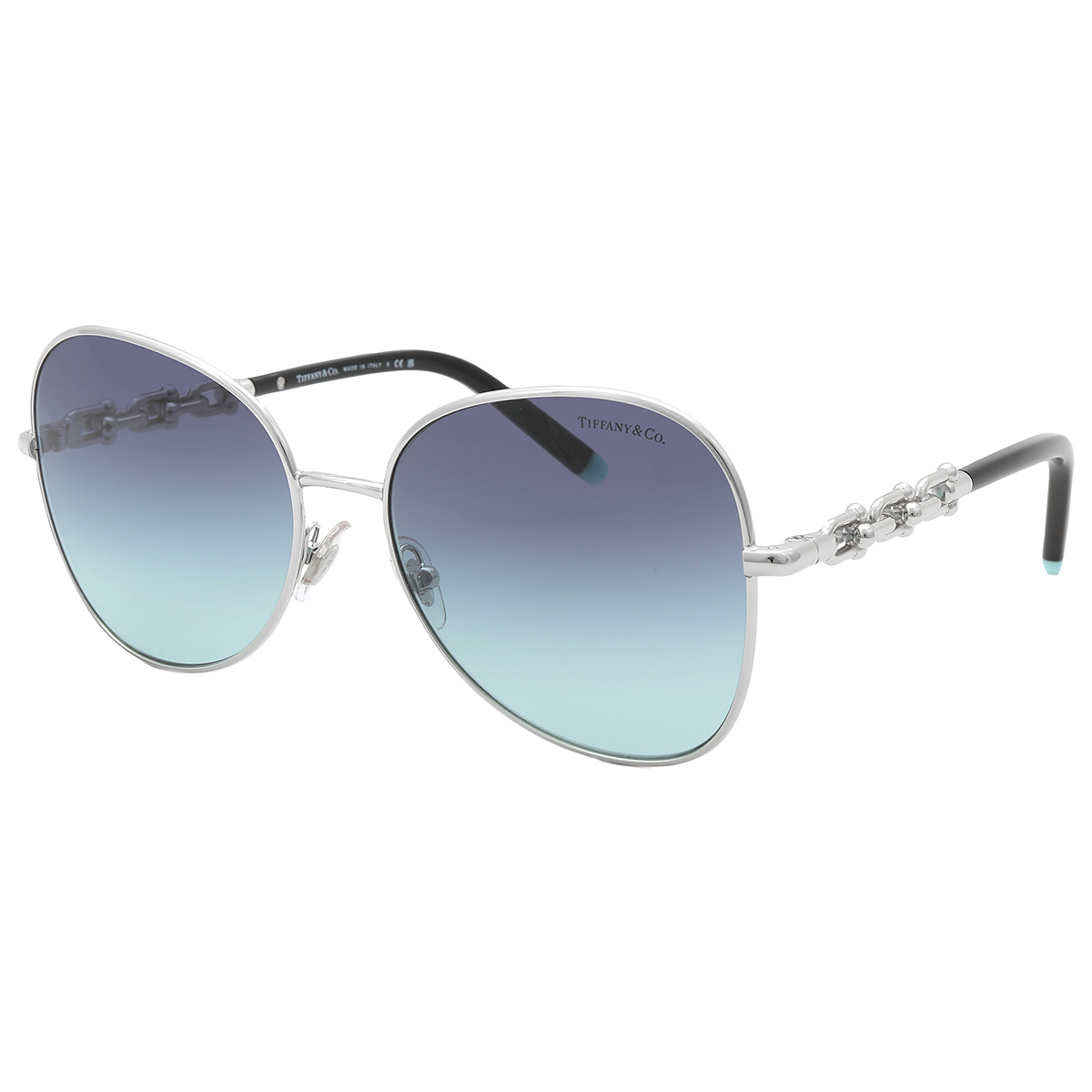 Tiffany & Co. Azure Gradient Blue Butterfly Ladies Sunglasses TF3086 ...