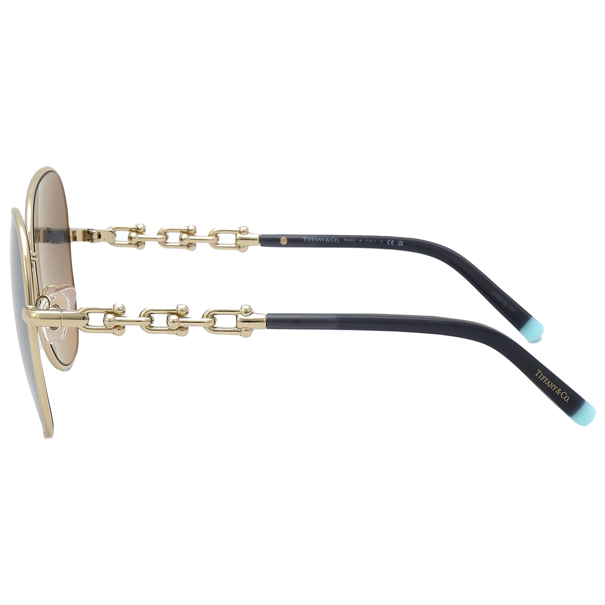 Tiffany & Co. Gradient Blue Mirrored Silver Aviator Ladies Sunglasses ...